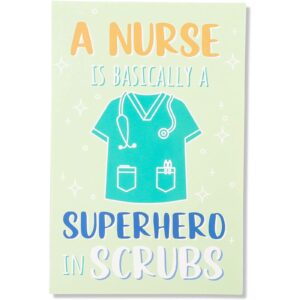 Nurse Appreciation Thank You Cards with Envelopes, 6 Designs (4 x 6 In, 24 Pack)