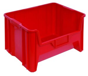 quantum storage k-qgh700rd-1 giant stacking container, 15-1/4" x 19-7/8" x 12-7/16", red