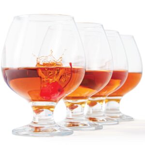 glacier glass - milano collection (brandy glass (13.25 oz) - set of 4)