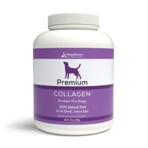 step above proteins, premium collagen gelatin protein for dogs, 8 lb