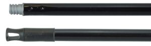 weiler 42383 48" metal handle, threaded, 3/4" diameter, black (pack of 12)