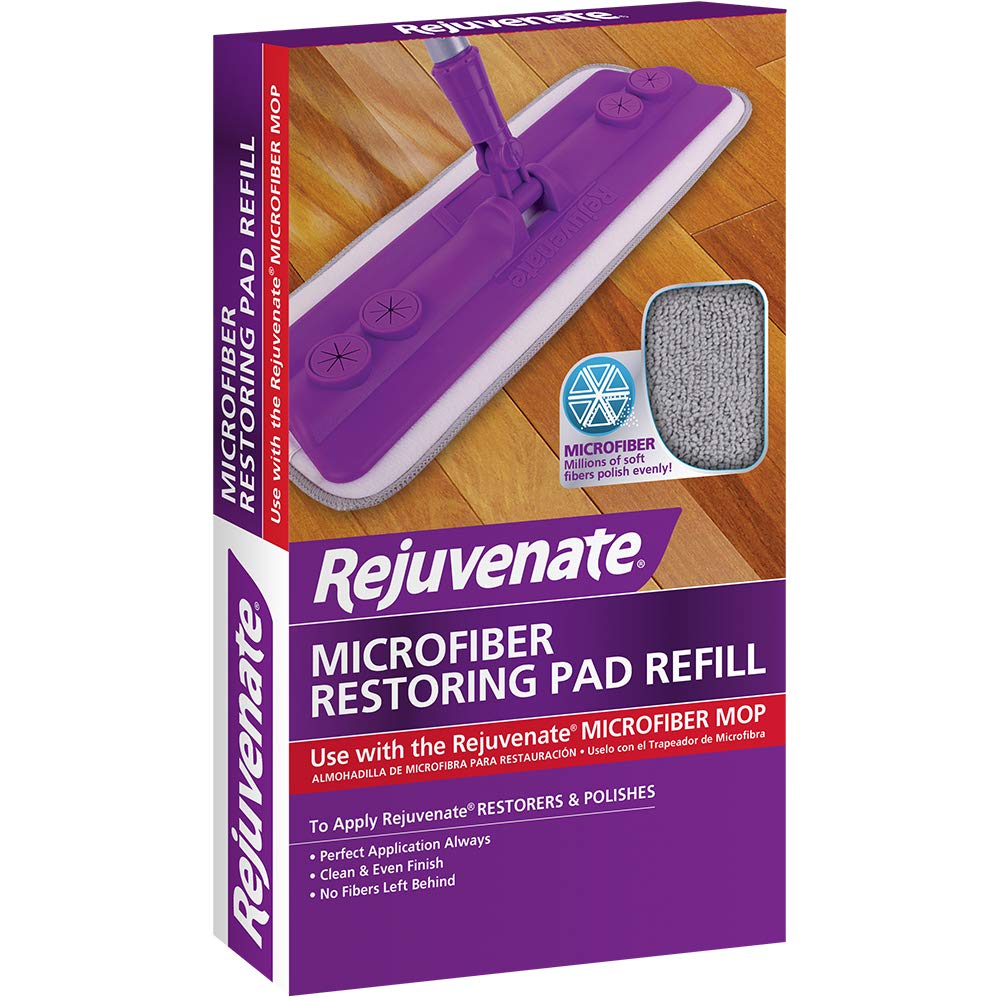 Rejuvenate Microfiber Restorer Pad, 1 Count, Lint-Free Reusable Pad Works With All Rejuvenate Floor Restorers And Polishes For Professional Results