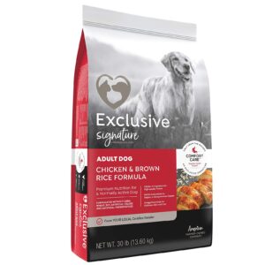 Exclusive | Signature Chicken & Brown Rice Comfort Care | Adult Dog Food (30 Pound (30 lb.) Bag)