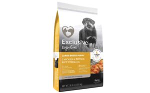 exclusive | signature large breed puppy chicken & brown rice comfort care | dog (puppy) food | (30 pound (30 lb.) pound)