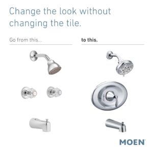 Moen T2139 EVA Posi-Temp Tub and Shower Trim Kit Valve Required, Chrome