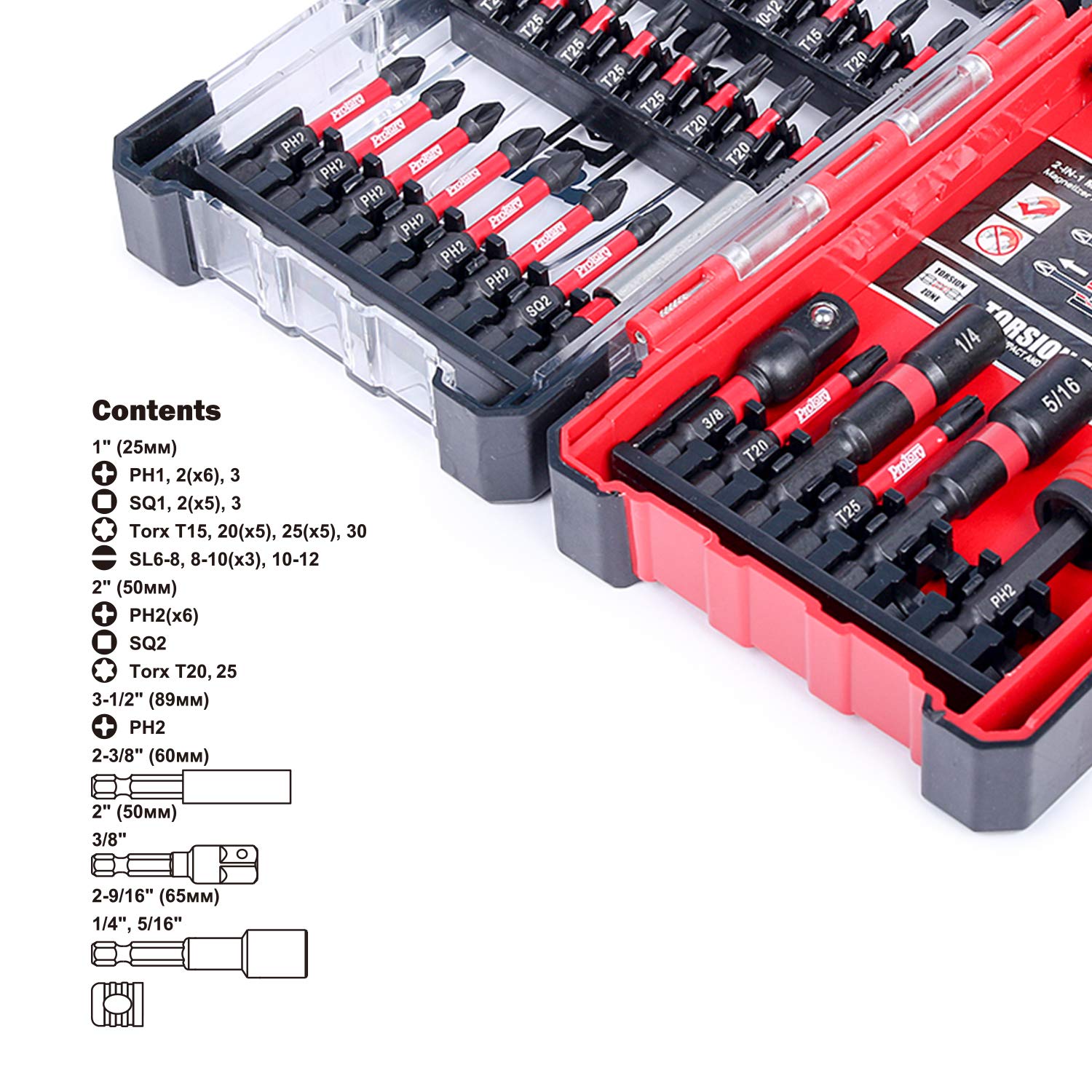 Protorq 47pc Impact Drive Bit Set