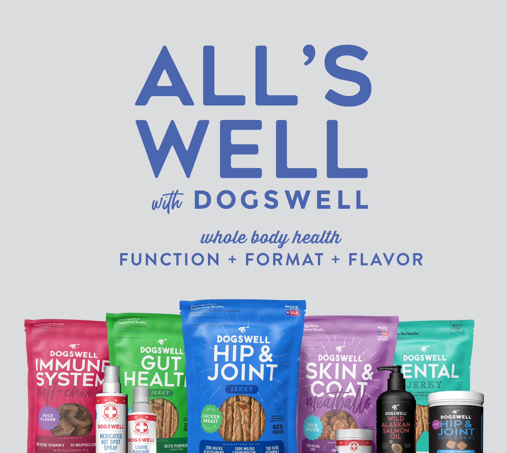 Dogswell Gut Health Slices Functional Dog Treats, Chicken 8 oz. Bag