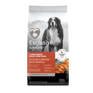 Exclusive | Signature Large Breed Chicken & Brown Rice Comfort Care | Adult Dog Food | (30 Pound (30 lb.) Bag)