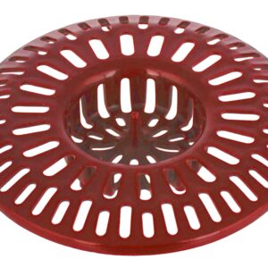 Kitchen Sink Basket Cover 3 inches - Pack of 3 - Bathroom Hair Stopper - Bathtub Drain Strainer - Trap for Shower