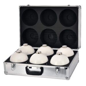 adirpro 6 scanning spheres 145mm diameter with magnetic base - great for surveying - carry case included