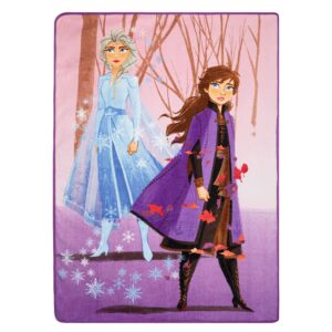 Franco Kids Bedding Super Soft Micro Raschel Blanket, 62 in x 90 in, Disney Frozen 2