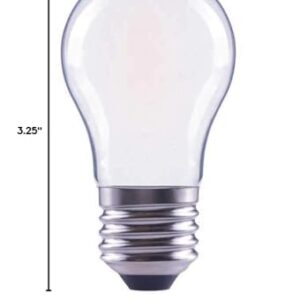 EcoSmart 40-Watt Equivalent A15 Dimmable Frosted Glass Filament Vintage LED Light Bulb in Soft White (6-Pack)