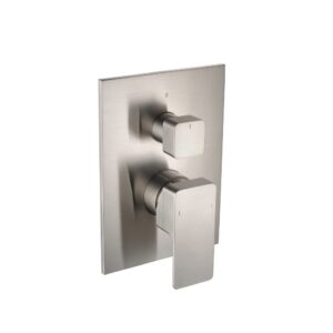 isenberg 196.2100tbn tub/shower trim - 2-output - brushed nickel pvd