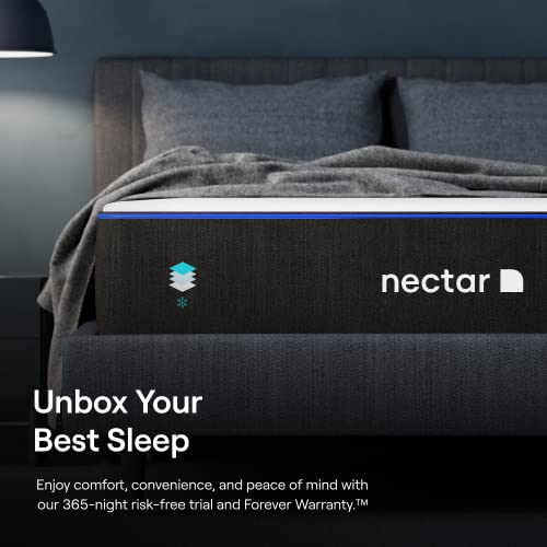 Nectar California King Mattress - 365 Night Home Trial - Gel Memory Foam Mattress - CertiPUR-US Certified Foams - Forever Warranty