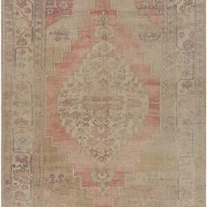 Hauteloom Holliday Living Room, Bedroom Area Rug - Traditional - Blue, Beige, Orange - 5' x 7'6"