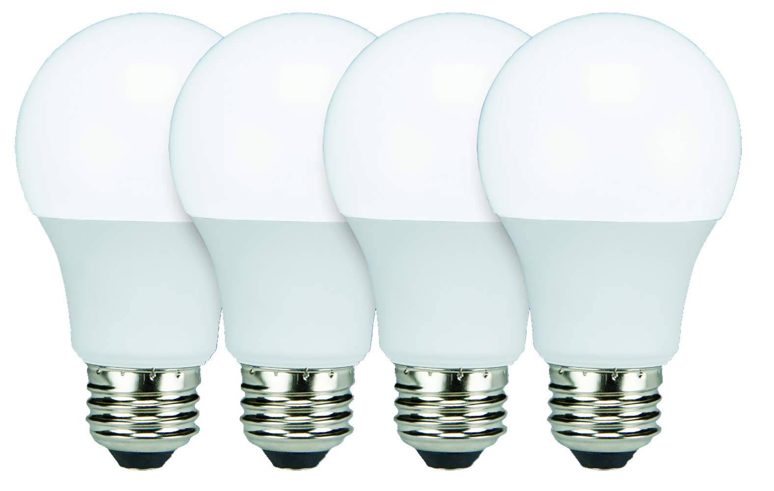 TCP L9A19D1527K4 LED 60 Watt Equivalent | Light Bulbs, A19 Shape, Soft White, 4 Count