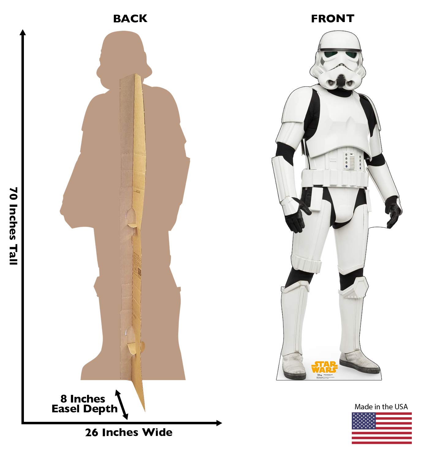 Cardboard People Stormtrooper Life Size Cardboard Cutout Standup - Solo: A Star Wars Story (2018 Film)