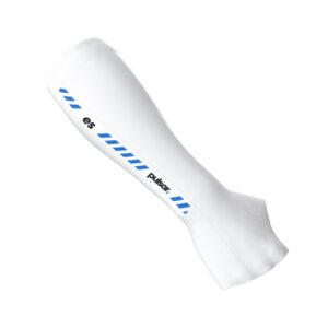 pulsar es gaming arm sleeve for esports gaming compression sleeve, palm short l white