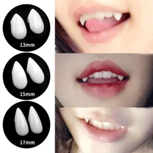 fingooo halloween vampire teeth,3 pairs horror false teeth for halloween,cosplay party favors