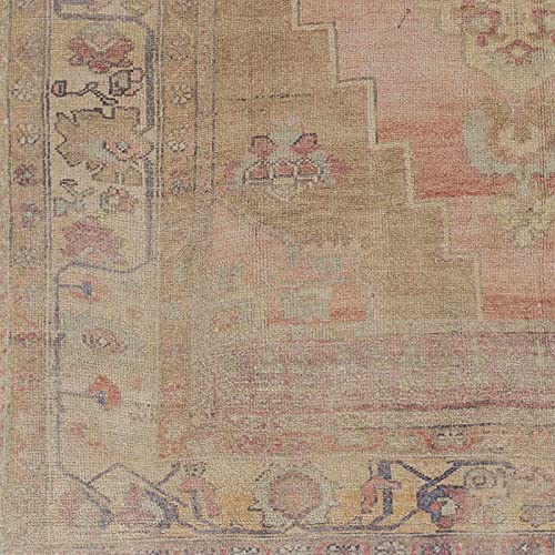 Hauteloom Holliday Living Room, Bedroom Area Rug - Traditional - Blue, Beige, Orange - 5' x 7'6"