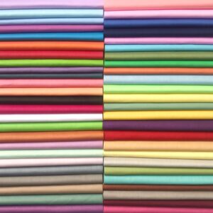 Qililandiy 50 Pcs Cotton Fabric Fabric Bundle Quilting Fabric Bundle Patchwork for DIY Sewing Crafts (20 * 20cm)