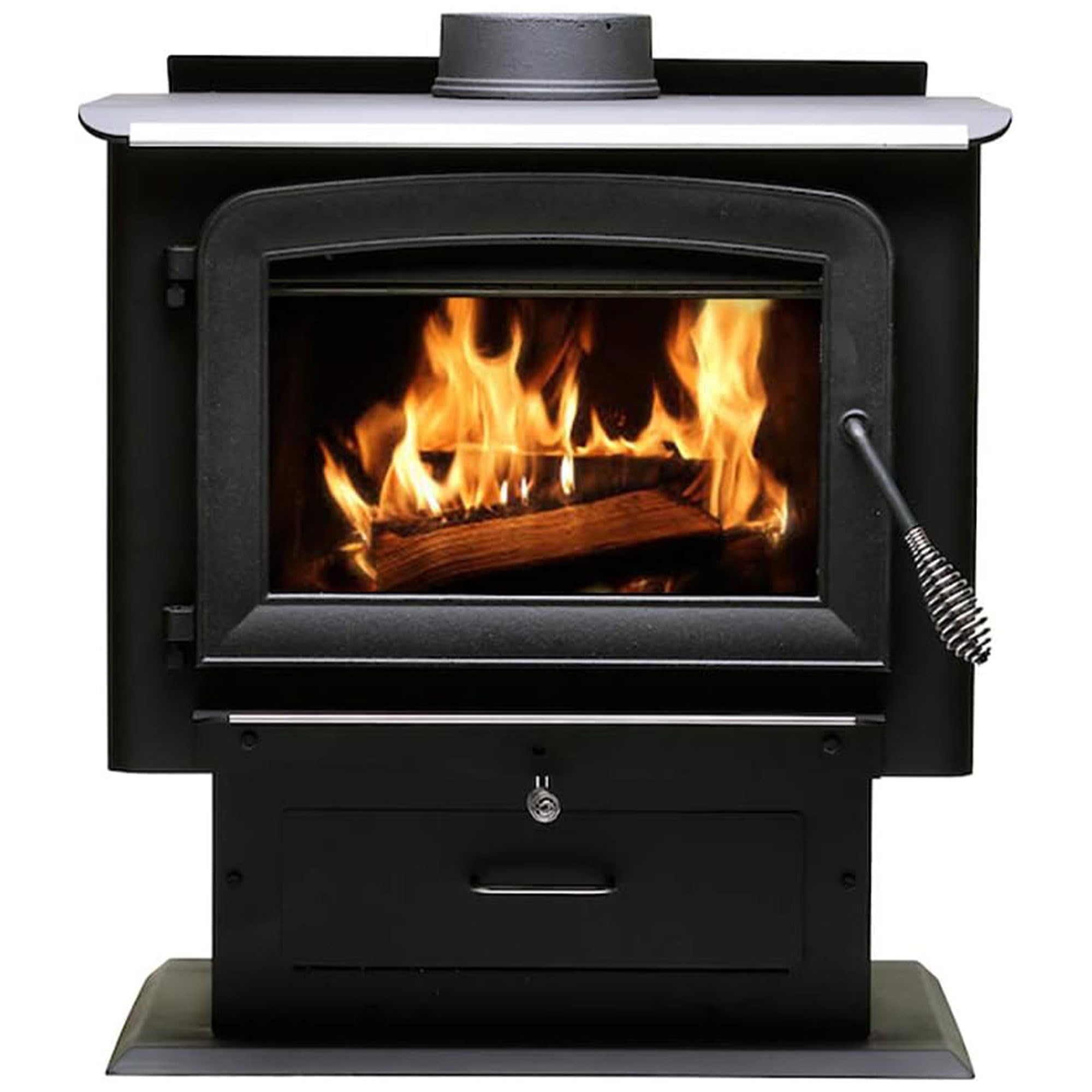 Ashley Hearth AW2020-P 2,000 Sq. Ft. Pedestal Wood Burning Stove