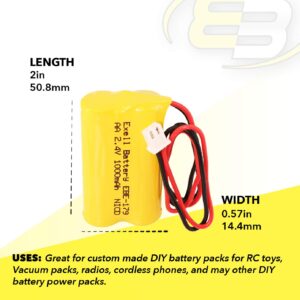 (2-Pack) Emergency/Exit Lighting Battery Fits and Replaces Custom-179 Custom179 BEL-179 BEL179 Exitronix 10010036 Exitronix 10010034 P/N6200RP 6200RP 6200 RP