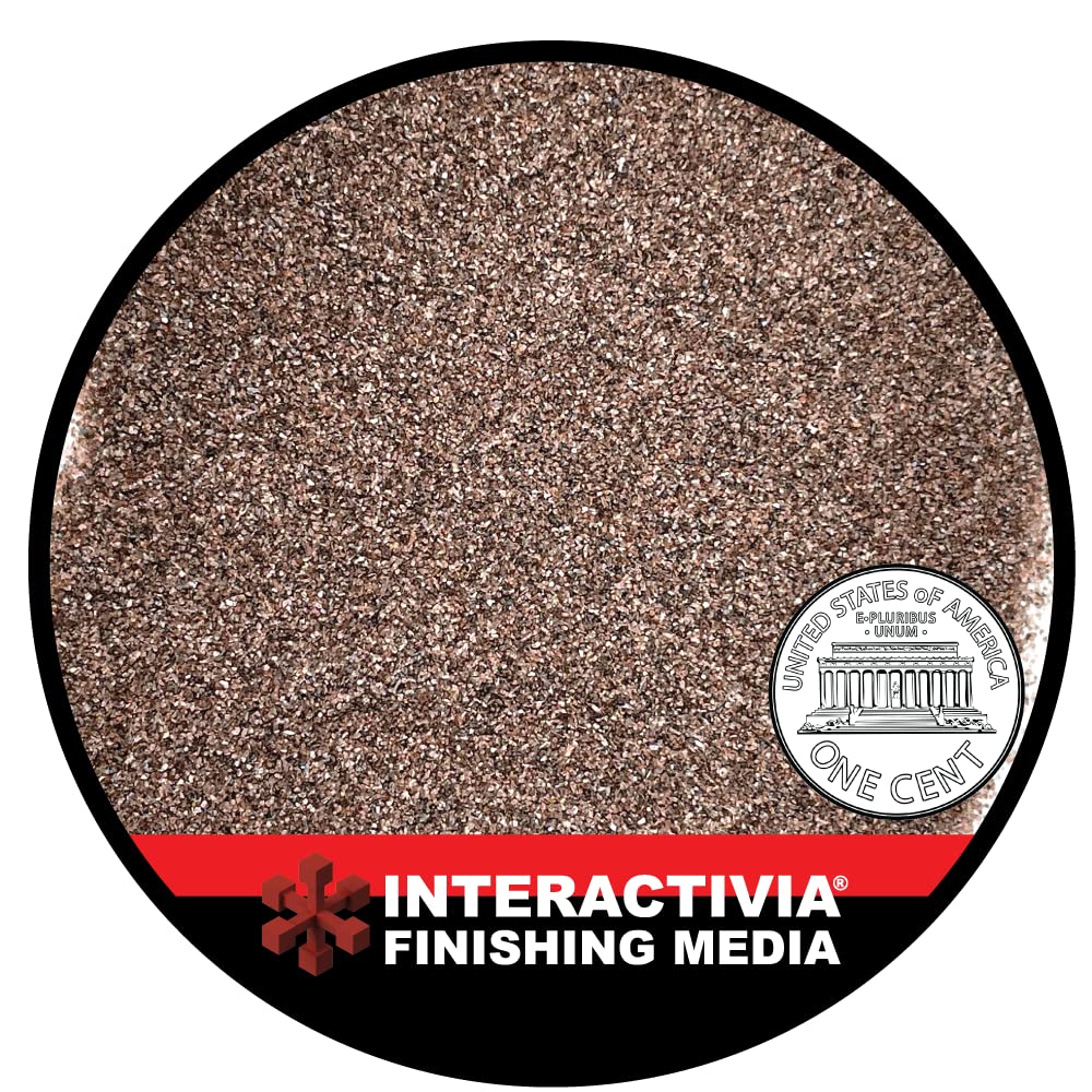 #60 Aluminum Oxide - 8 LBS - Medium Sand Blasting Abrasive Media for Blasting Cabinet and Blasting Guns.