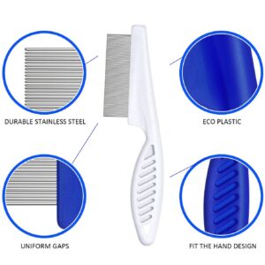 weback Best Flea Comb for Cats and Dogs Set