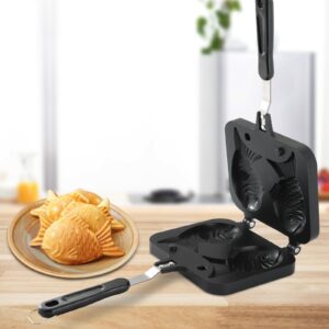 natgai taiyaki fish shape cake pan waffle cake maker pan fish-shaped pancake double pan mold