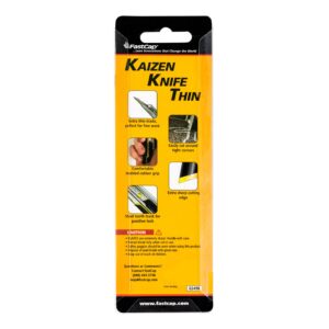 FastCap Kaizen Knife Thin - Ultra-Precision Contour Cutting Utility Knife with Comfort Grip and Retractable Safety Blade for Kaizen Foam