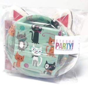 Kitty Cat Birthday Party Supplies - Plates Napkins Banner Bundle (49 Piece)