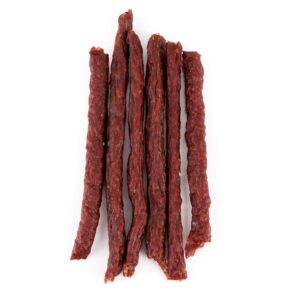 Flourish Pets Jerky Sticks, Dog Treats, Healthy Training Chews (Bison, Large)