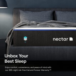 Nectar Full Mattress - 365 Night Home Trial - Gel Memory Foam Mattress - CertiPUR-US Certified Foams - Forever Warranty