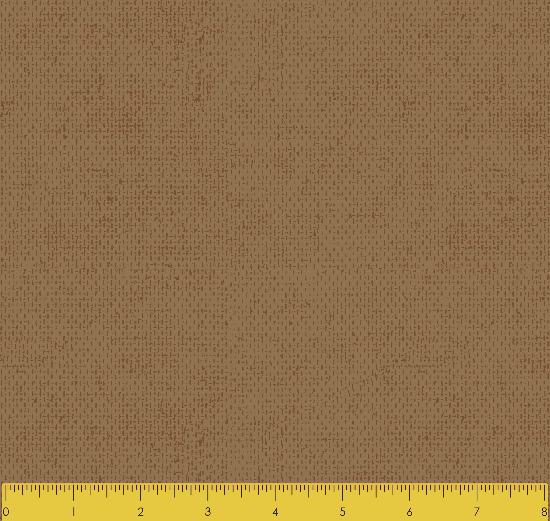 Stitch & Sparkle Holly Thomas Stein - Tool Box Board Brown 100% Cotton Fabric 44" Wide, Quilt Crafts Cut by The Yard