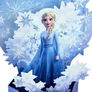 Hallmark Paper Wonder Disney Princess Frozen Pop Up Birthday Card (Born to Shine)