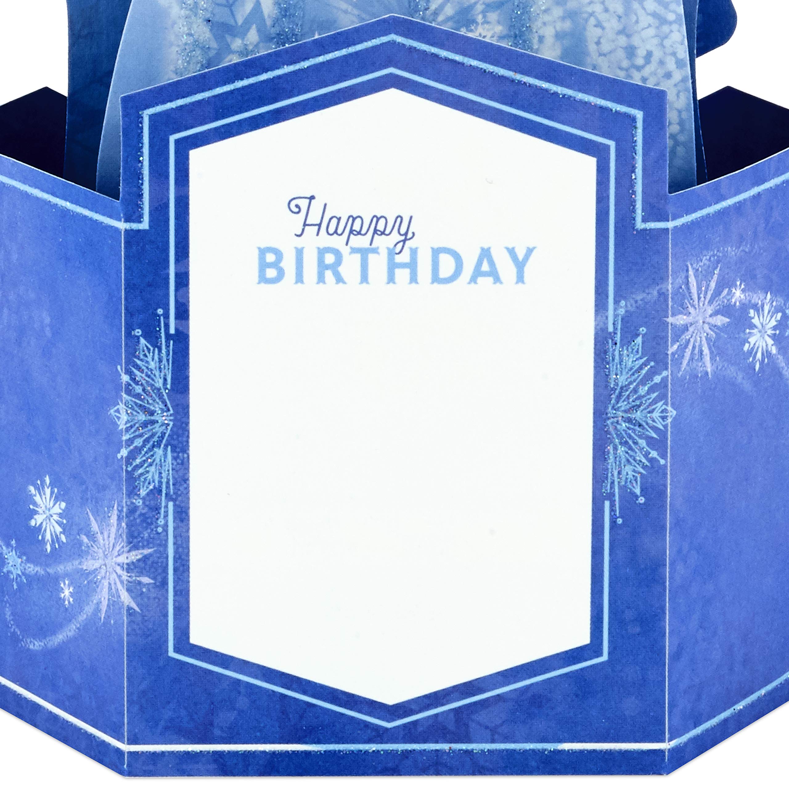 Hallmark Paper Wonder Disney Princess Frozen Pop Up Birthday Card (Born to Shine)