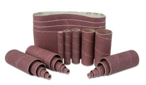 wen 6524sp120 120-grit combination belt and sleeve sandpaper set, 24-pack