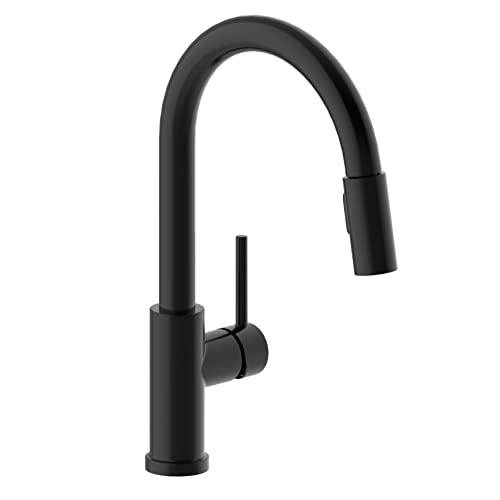 Design House 593848 Eastport II Pull-Down Kitchen Faucet in Matte Black