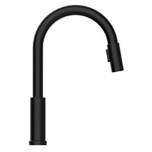 Design House 593848 Eastport II Pull-Down Kitchen Faucet in Matte Black