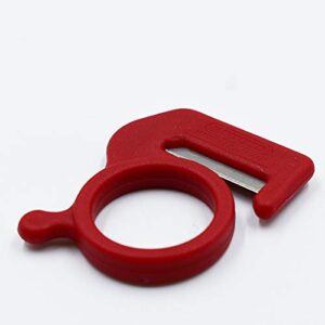 mr shrinkwrap strap cutting ring knife - safe tool for shrink wrapping, strap & tape cutting