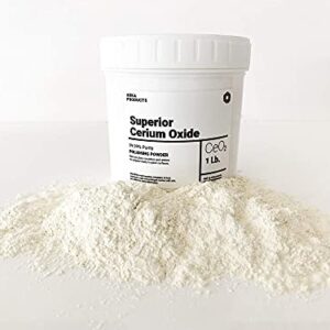 Premium Cerium Oxide, Optical Grade for Scuff, Marks and scratchs in Glass and Mirrors