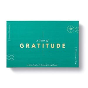 a year of gratitude card kit by compendium - a gratitude note card kit to inspire 52 weeks of giving thanks