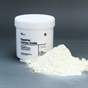 premium cerium oxide, optical grade for scuff, marks and scratchs in glass and mirrors