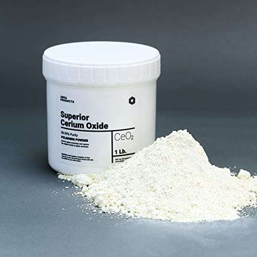 Premium Cerium Oxide, Optical Grade for Scuff, Marks and scratchs in Glass and Mirrors