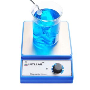 INTLLAB Magnetic Stirrer with 7PCS stir bar Set and stir bar Retriever