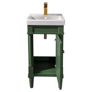 legion furniture 18-inch vogue green sink vanity