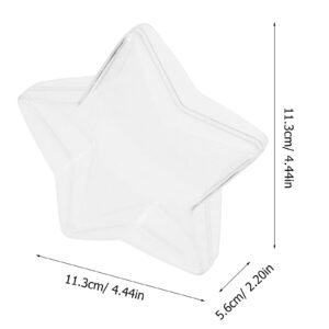 Cabilock Five Pointed Star Shaped Storage Box Manicure Sorting Box Desktop Organizer Bead Organizer Craft Storage Container