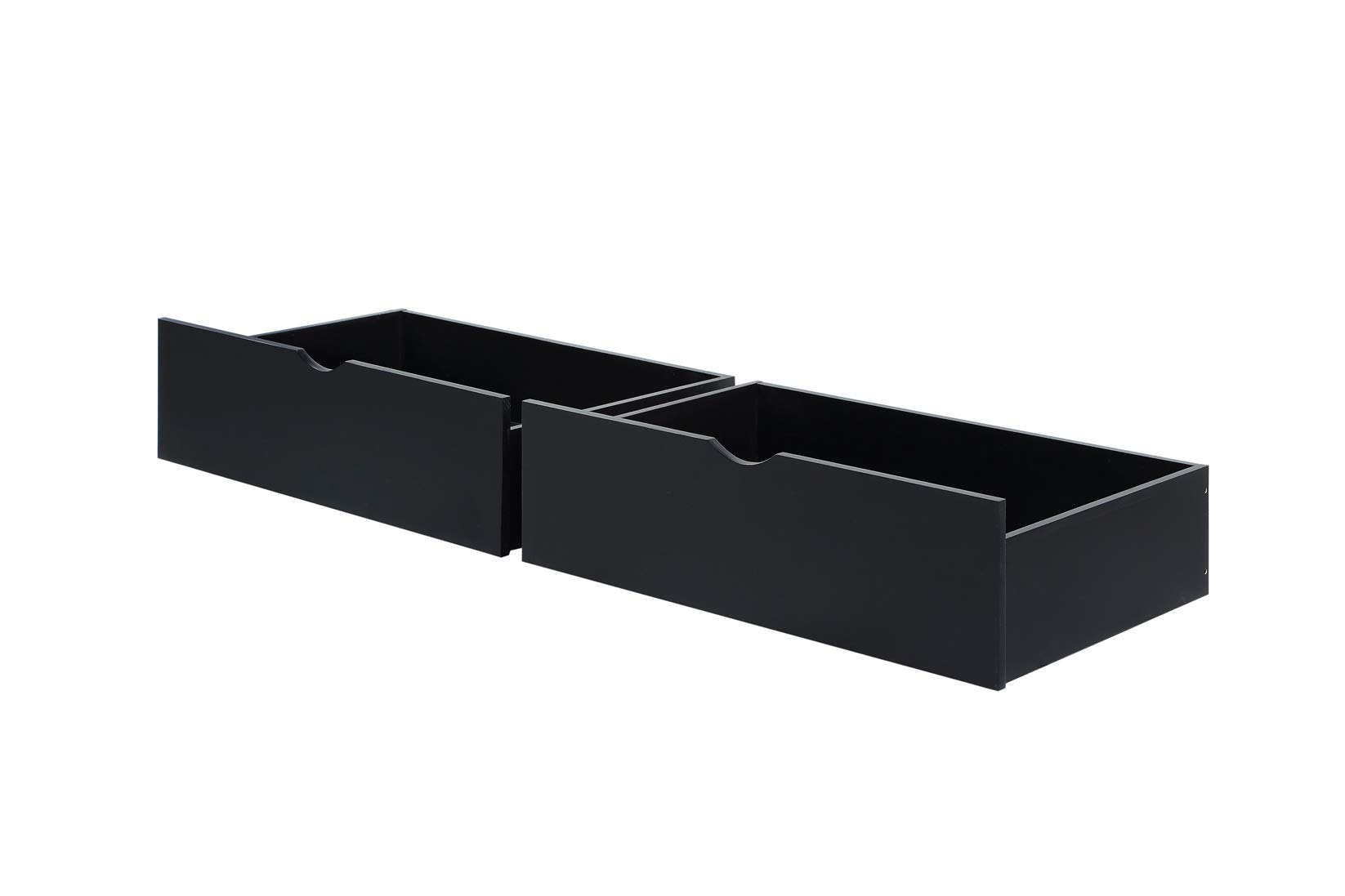 Donco Trading Co Dual UNDERBAD Drawers Black