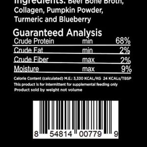 Nature's Diet Pet Original Bone Broth Protein Powder with Functional Benefits for Hip and Joint, Digestion, Skin and Coat (Hip & Joint, 6 oz = 60 Servings)